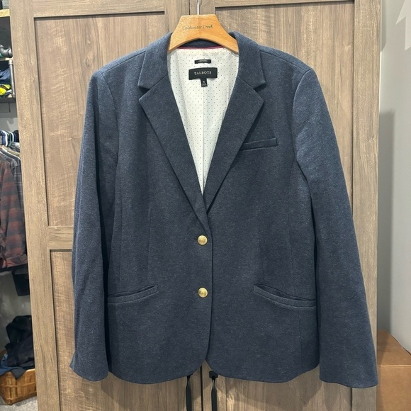 Talbots | Jackets & Coats | Talbots Womens 6 Aberdeen Blazer Blue ...